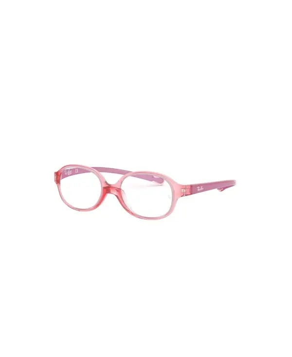 Ray-ban Oval Eyeglasses - Transparent Light Red