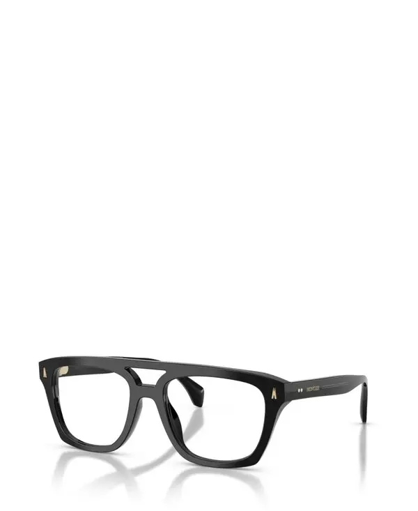 Moncler Square Eyeglasses - Shiny Black