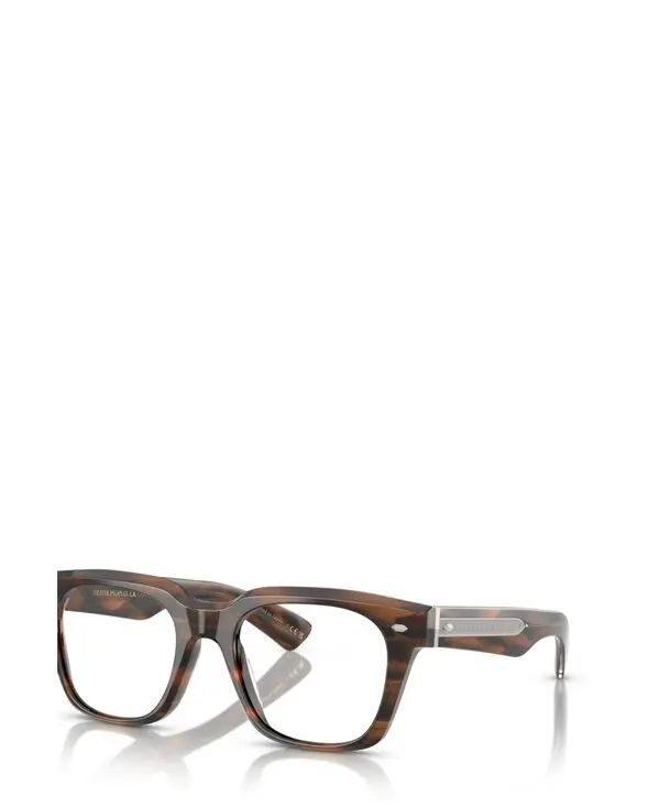 Oliver Spencer Square Alfrey Eyeglasses - Barchan