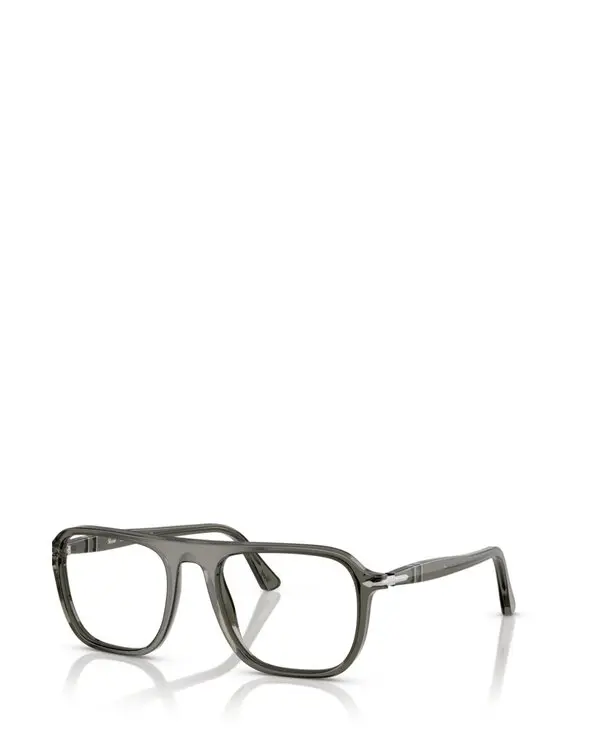 Persol Square Acetate Eyeglasses - Smoke