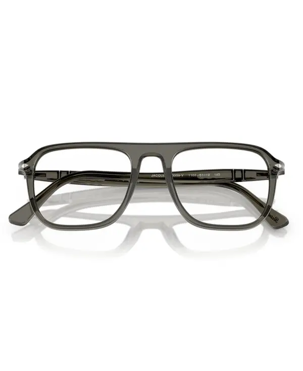 Persol Square Acetate Eyeglasses - Smoke