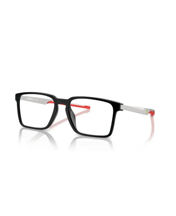 SCUDERIA FERRARI Rectangle Eyeglasses - Black