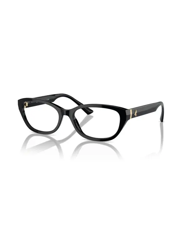 JIMMY CHOO Oval Eyeglasses - Black