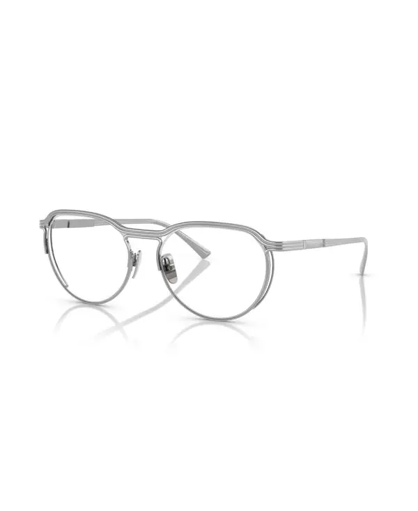 SCUDERIA FERRARI Oval Eyeglasses - Silver
