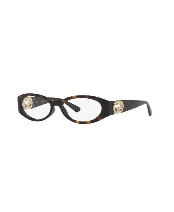 Gucci Tortoiseshell Round Frame Eyeglasses - Tortoise