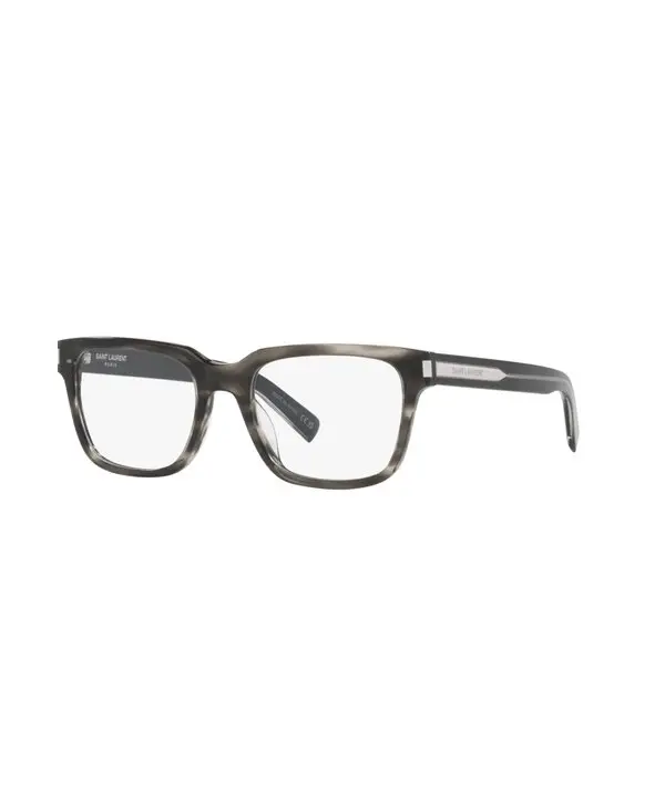 Saint Laurent Square Acetate Eyeglasses - Tortoise