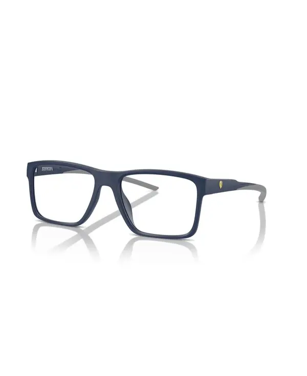 SCUDERIA FERRARI Rectangle Eyeglasses - Matte Blue