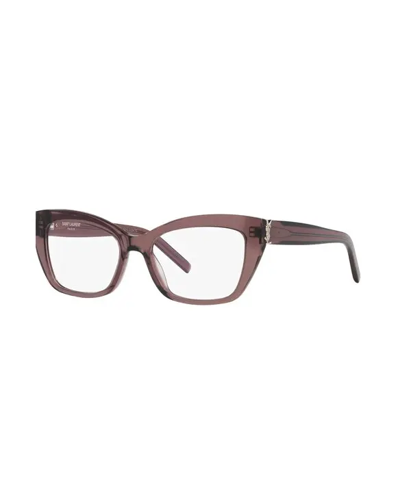 Saint Laurent Rectangle Eyeglasses - Brown