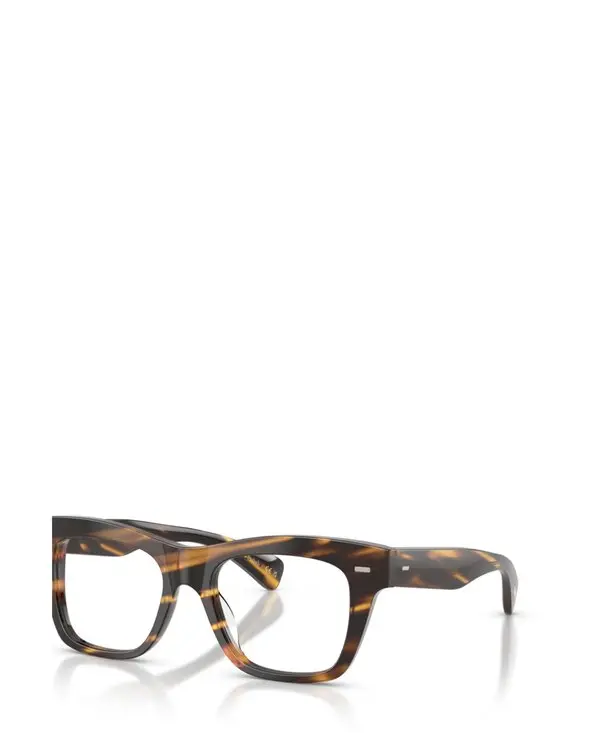Oliver Spencer Square Eyeglasses - Cocobolo