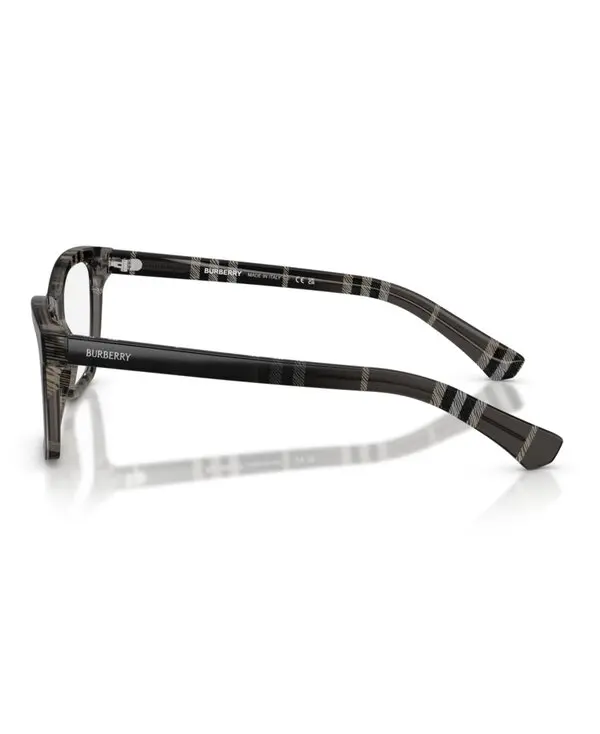 Burberry Square Frame Eyeglasses - Grey Check