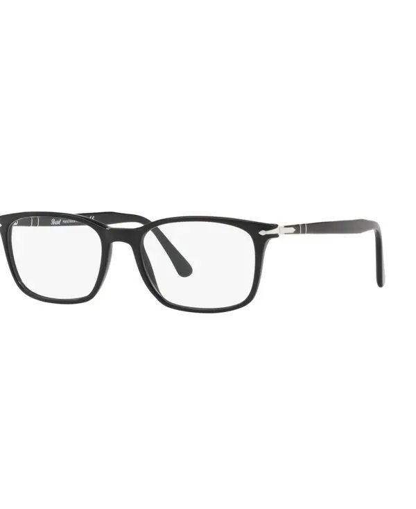 Persol Square Acetate Eyeglasses - Black