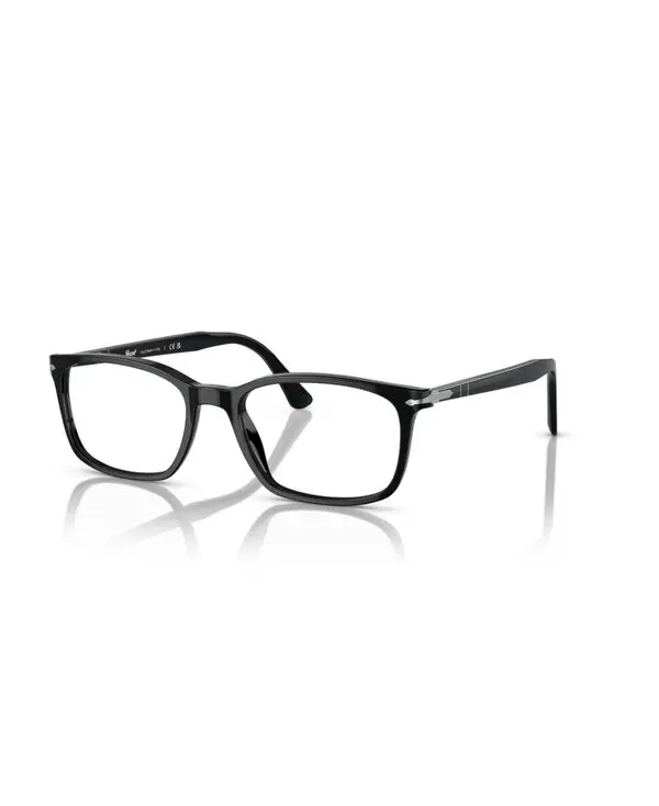 Persol Square Acetate Eyeglasses - Black