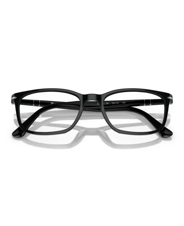 Persol Square Acetate Eyeglasses - Black