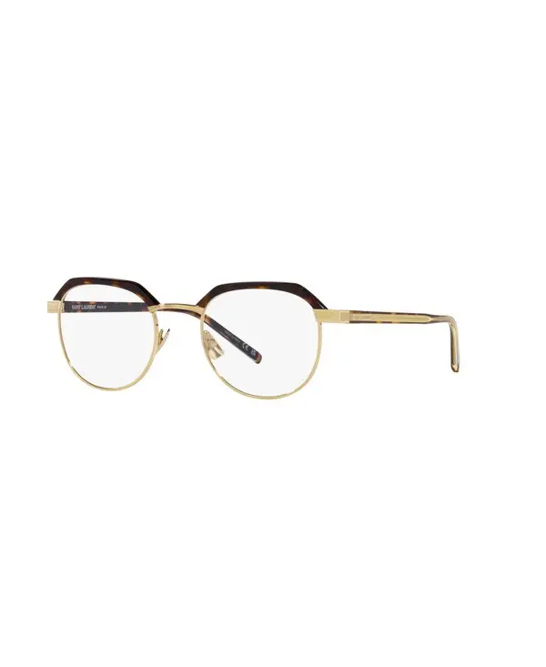 Saint Laurent Round Eyeglasses - Tortoise