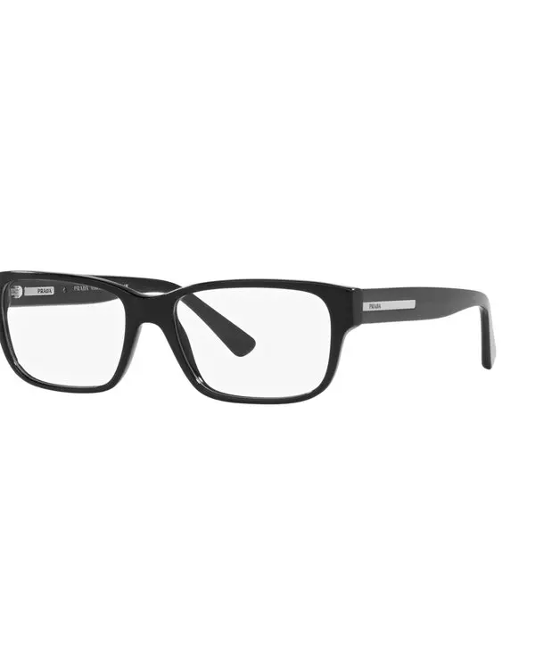 Prada Square Frame Eyeglasses - Black