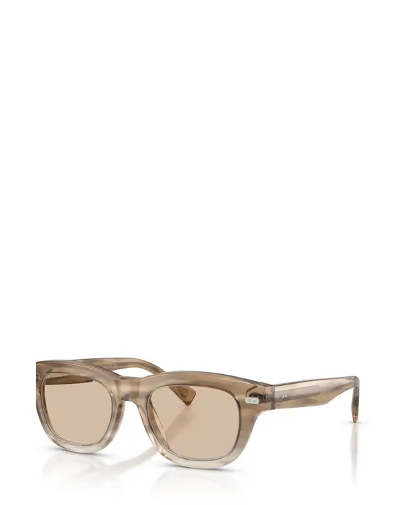 Brunello Cucinelli Square Frame Eyeglasses - Fango Striato