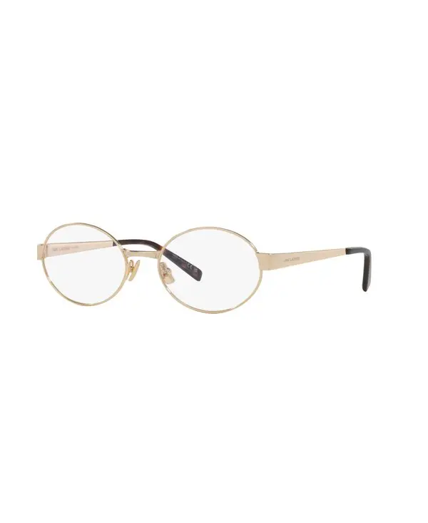 Saint Laurent Oval Tone Eyeglasses - Gold