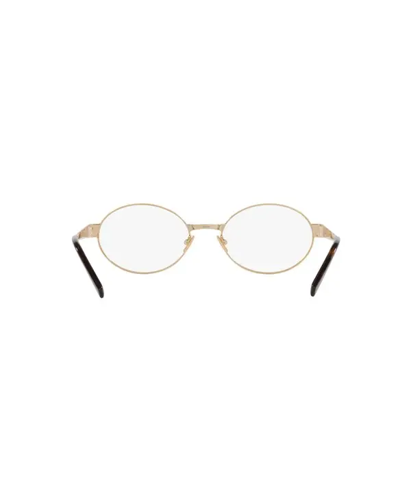 Saint Laurent Oval Tone Eyeglasses - Gold