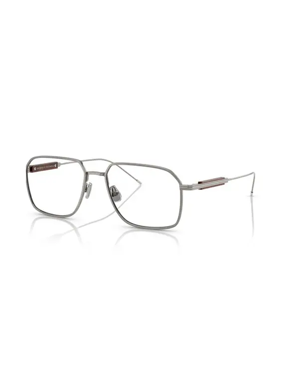 Brunello Cucinelli Rectangle Eyeglasses - Pewter