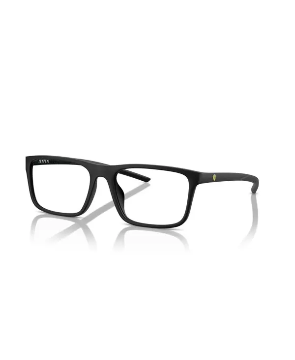 SCUDERIA FERRARI Pillow Shape Eyeglasses - Matte Black