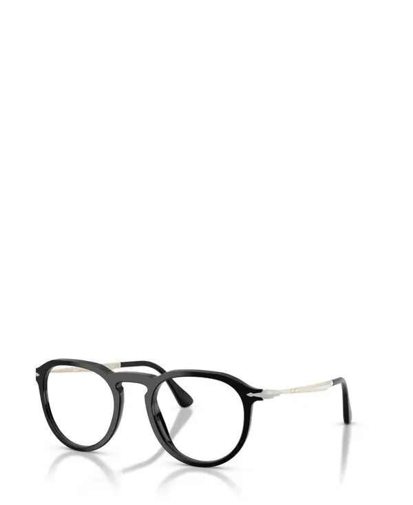 Persol Pier Square Frame Eyeglasses - Black