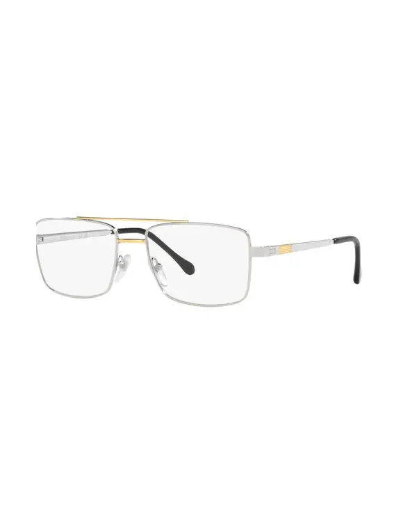 SFEROFLEX Square Frame Eyeglasses - Silver