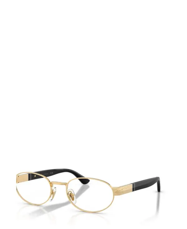 Persol Round Full Rim Eyeglasses - Gold