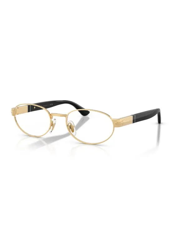 Persol Round Full Rim Eyeglasses - Gold