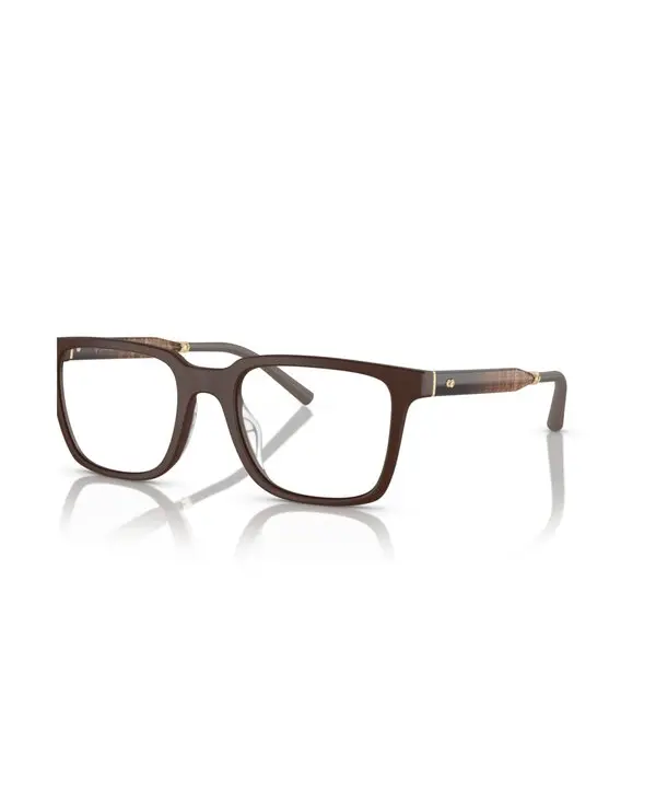 Oliver Spencer Rectangle Eyeglasses - Umber