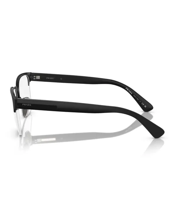 Prada Square Frame Half Rim Eyeglasses