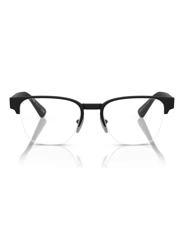 Prada Square Frame Half Rim Eyeglasses