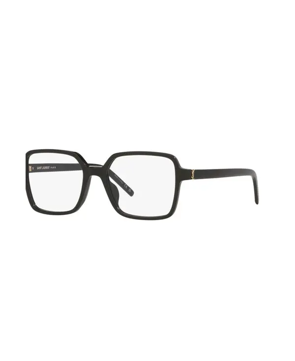 Saint Laurent Rectangle Acetate Eyeglasses - Black