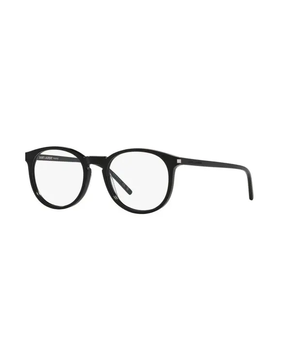 Saint Laurent Round Frame Eyeglasses - Black