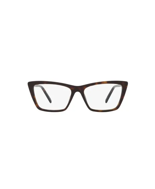 Saint Laurent Rectangle Eyeglasses - Tortoise