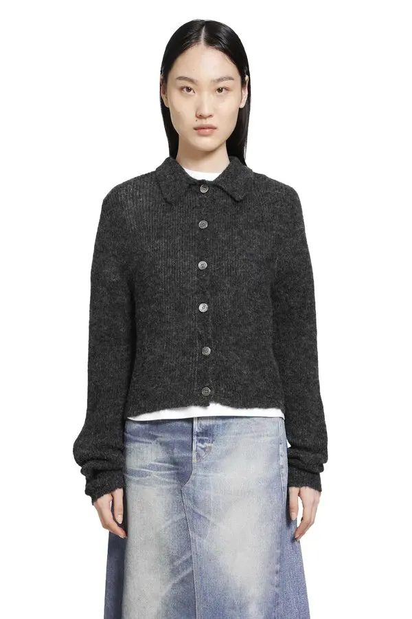 Our Legacy Mazzy Polo Cardigan - Grey
