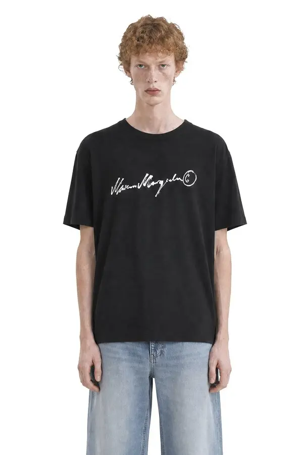 MAISON MARGIELA Overdyed Jersey T-shirt - Black