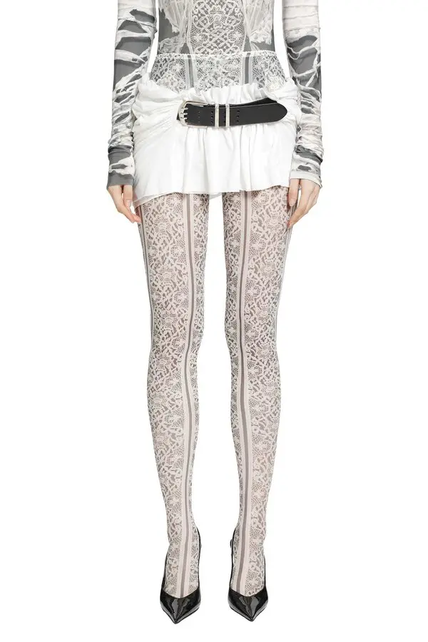 DILARA FINDIKOGLU Spell The Words Skirt - White