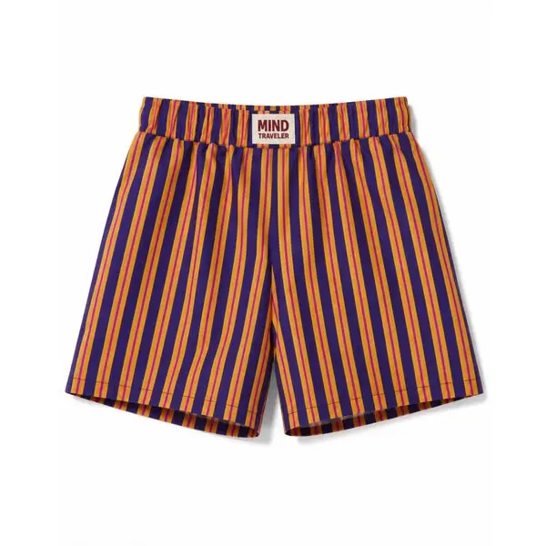 Mind Traveler Mediterranean Flower Short - Blue/pink/yellow