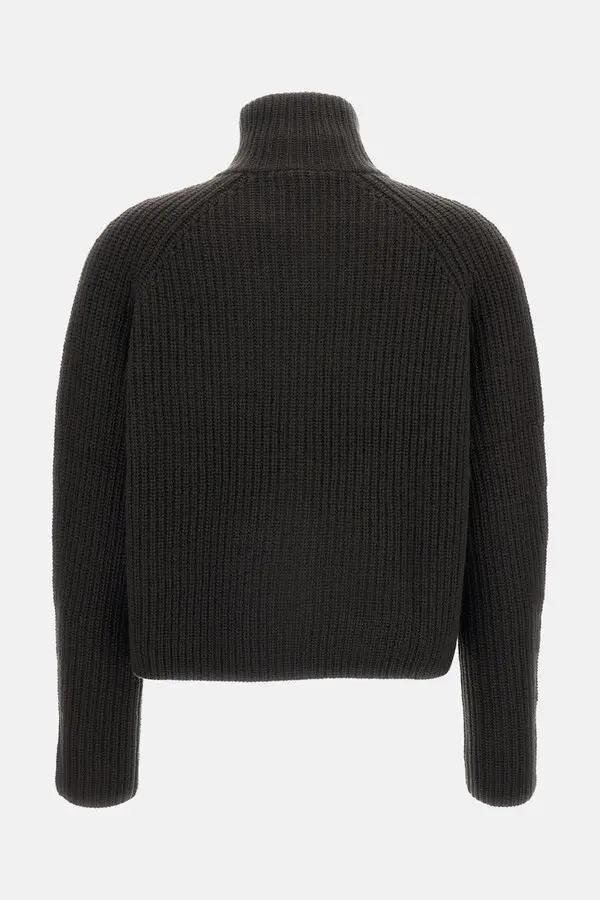 LISA YANG Sadie Zip Cardigan In Heavy-knit Cashmere - Multicolor