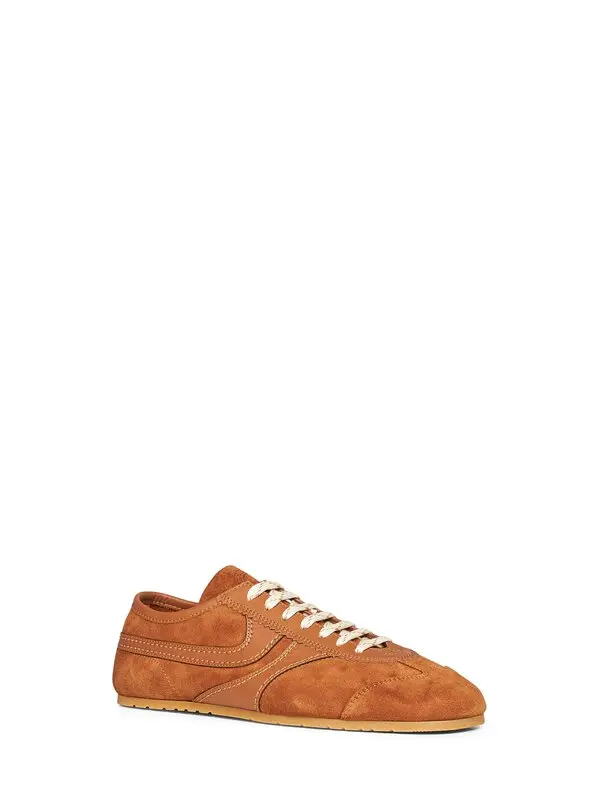 Dries Van Noten Suede And Leather Sneakers