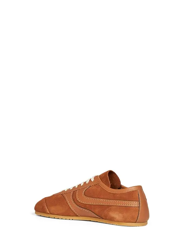 Dries Van Noten Suede And Leather Sneakers