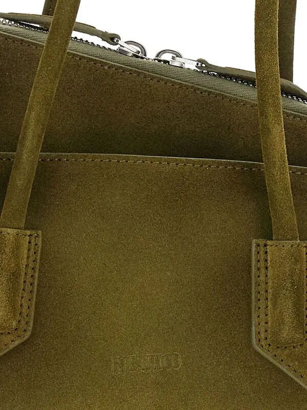 Attico La Passeggiata Small Leather Shoulder Bag