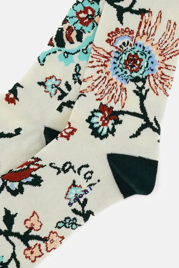 Sacai Floral Jacquard Socks