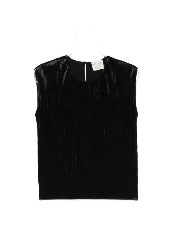 FORTE_FORTE Sleeveless Pleated Top - Multicolor