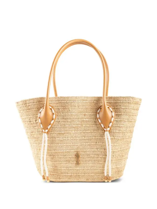 CHRISTIAN LOUBOUTIN Venus Large Raffia Tote - Multicolor