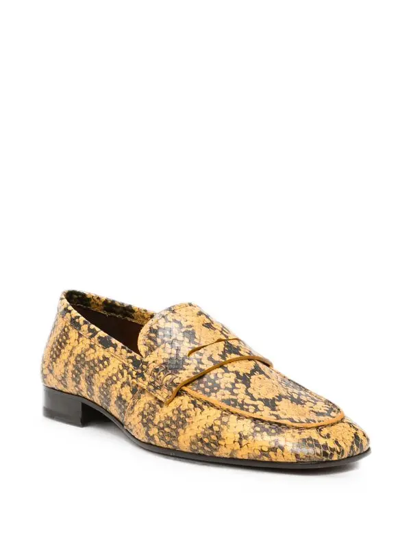 Dries Van Noten Printed Loafers