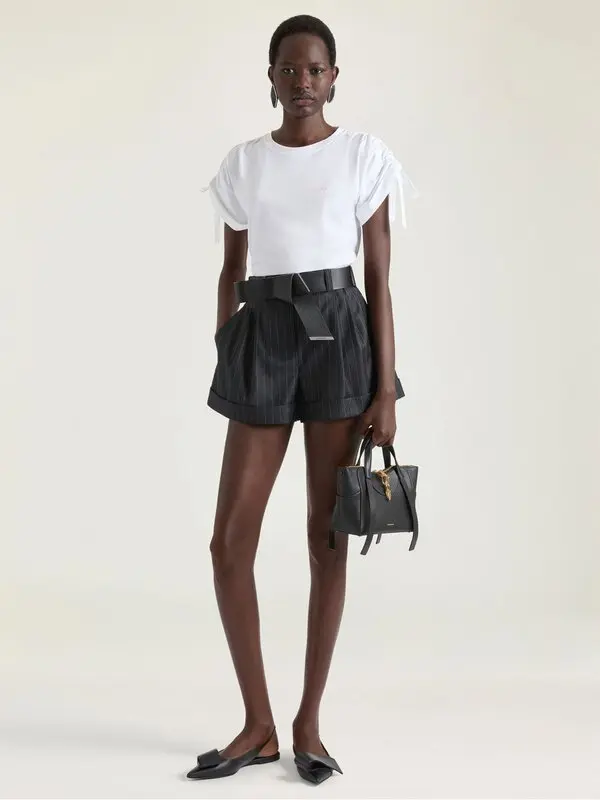 Givenchy Cotton T-shirt With Bow Detail - White