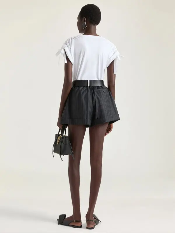 Givenchy Cotton T-shirt With Bow Detail - White