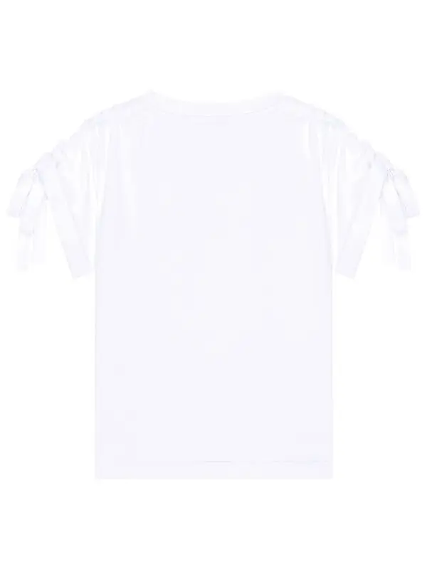 Givenchy Cotton T-shirt With Bow Detail - White