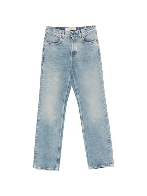 GOLDEN GOOSE Straight Leg Cotton Jeans - Multicolor